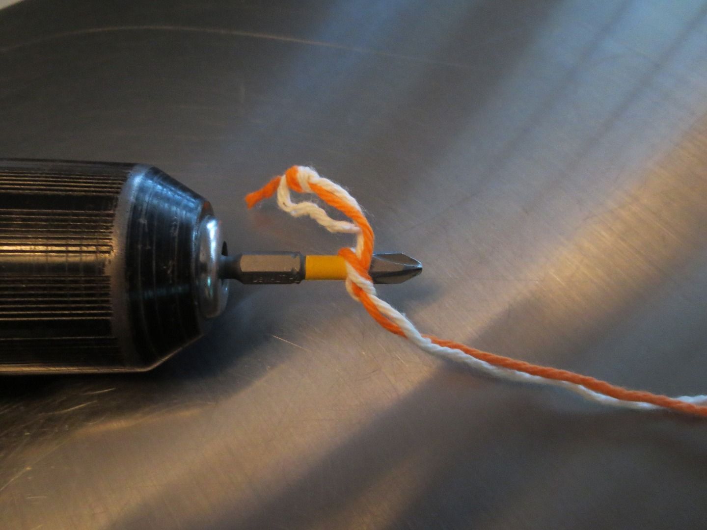 How to 'Weave' Yarn With a Cordless Drill : 5 Steps (with Pictures ...