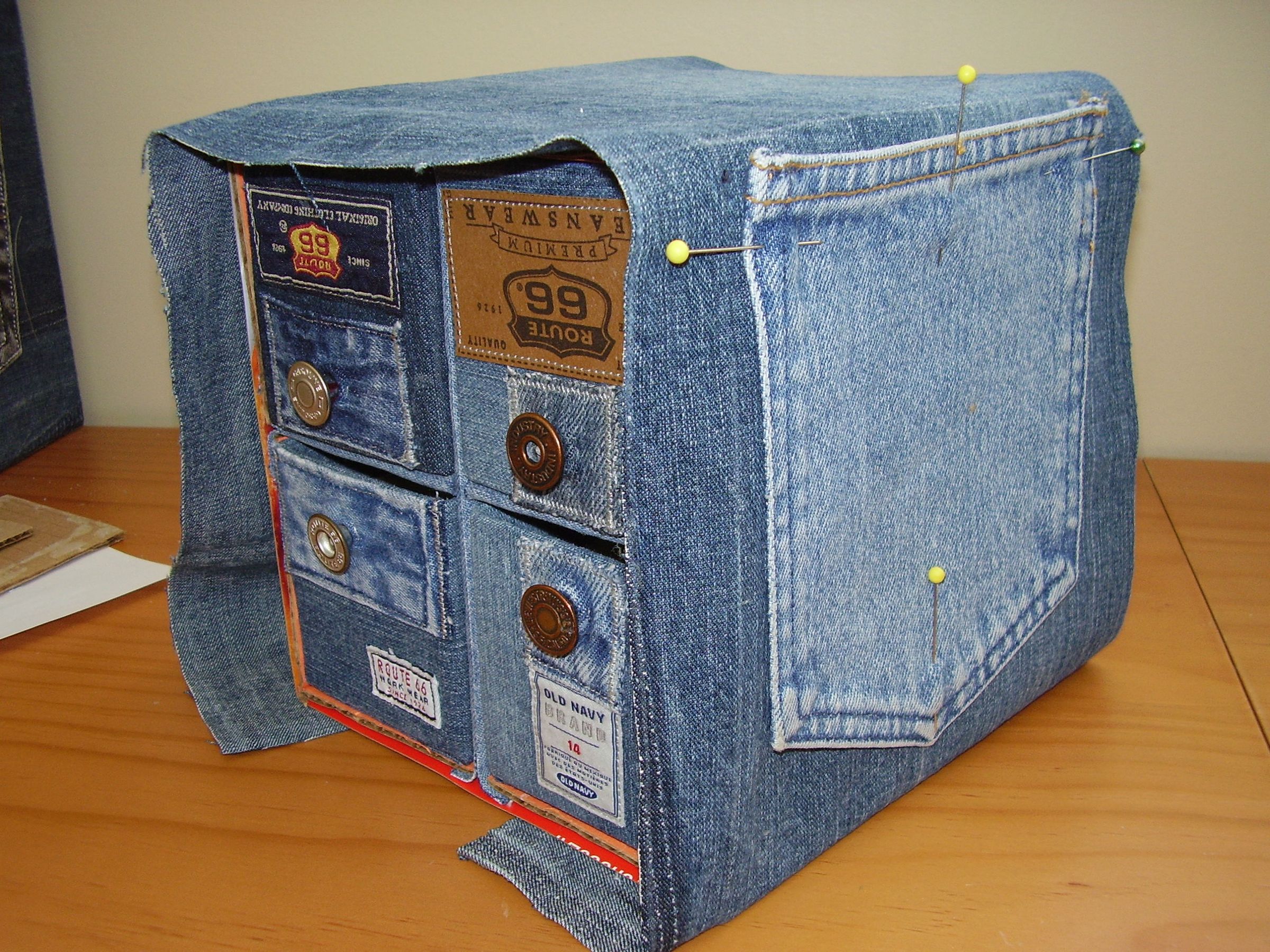 Cardboard + Denim Drawer : 11 Steps (with Pictures) - Instructables