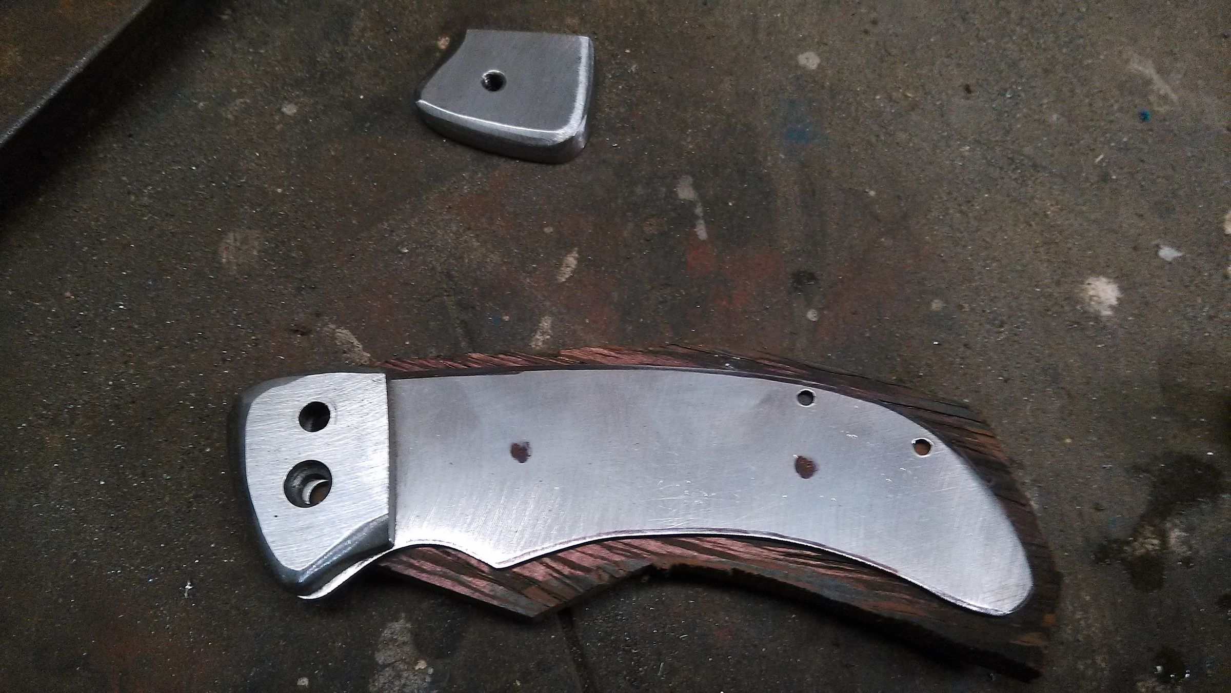 DIY Folding Knife With Button Lock : 11 Steps (with Pictures ...