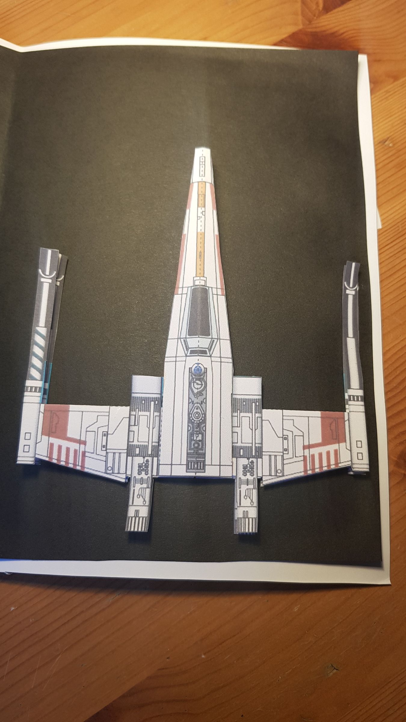 Pop Up X-Wing Card : 4 Steps - Instructables