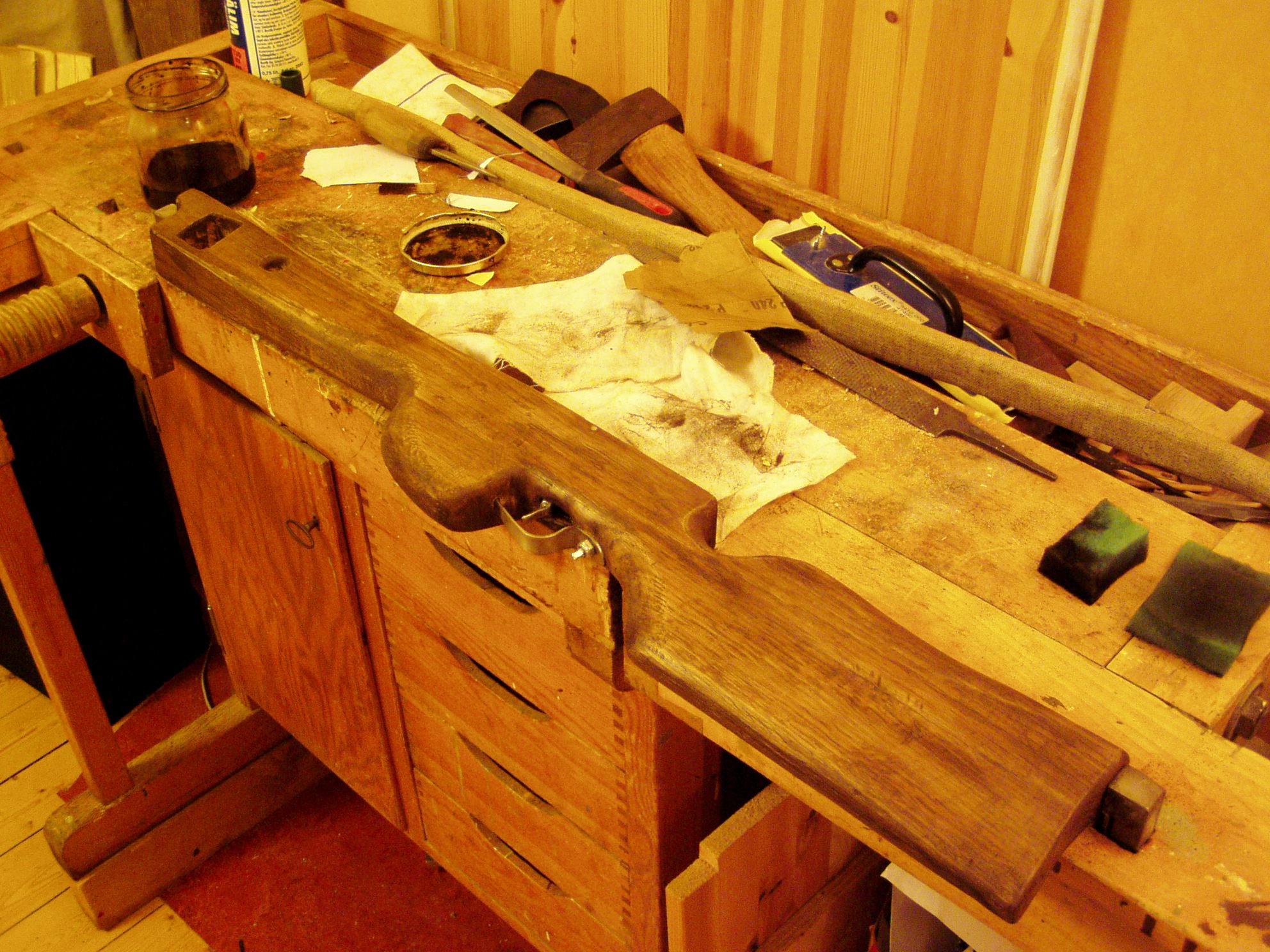 Crossbow With Wooden Stock and Rattan Bow : 5 Steps (with Pictures ...