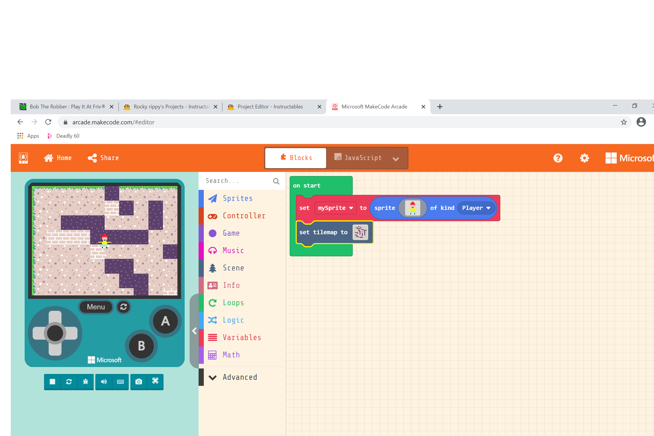 Create a Fun Block Game With MakeCode Arcade : 10 Steps - Instructables