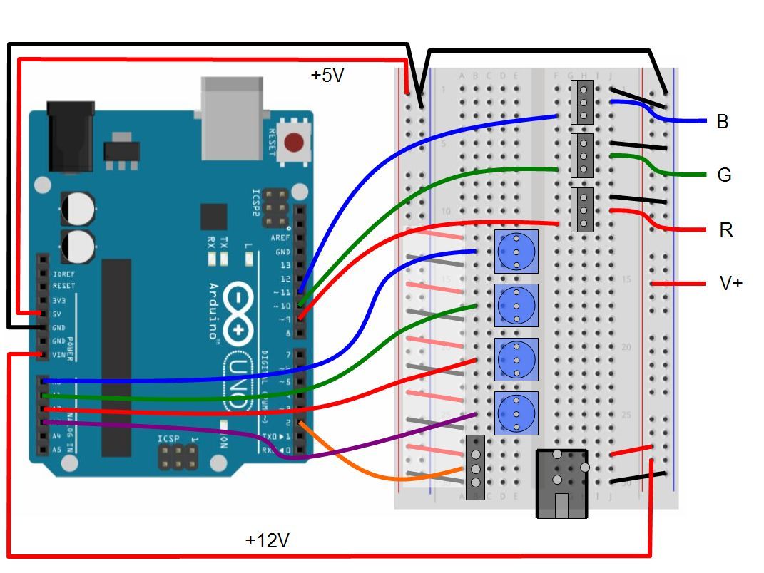 Arduino-controlled RGB LED Infinity Mirror : 13 Steps (with Pictures ...