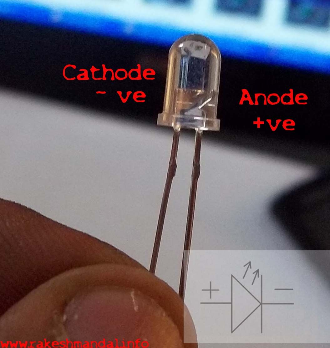 IDENTIFY THE ANODE/CATHODE of LED's - Instructables