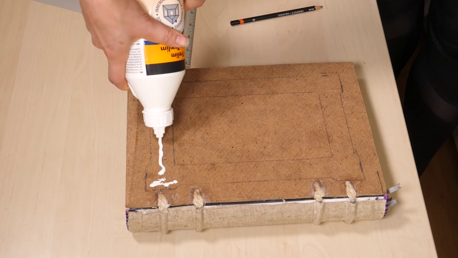 Black Magic Leather Grimoire - Bookbinding Tutorial : 17 Steps (with ...