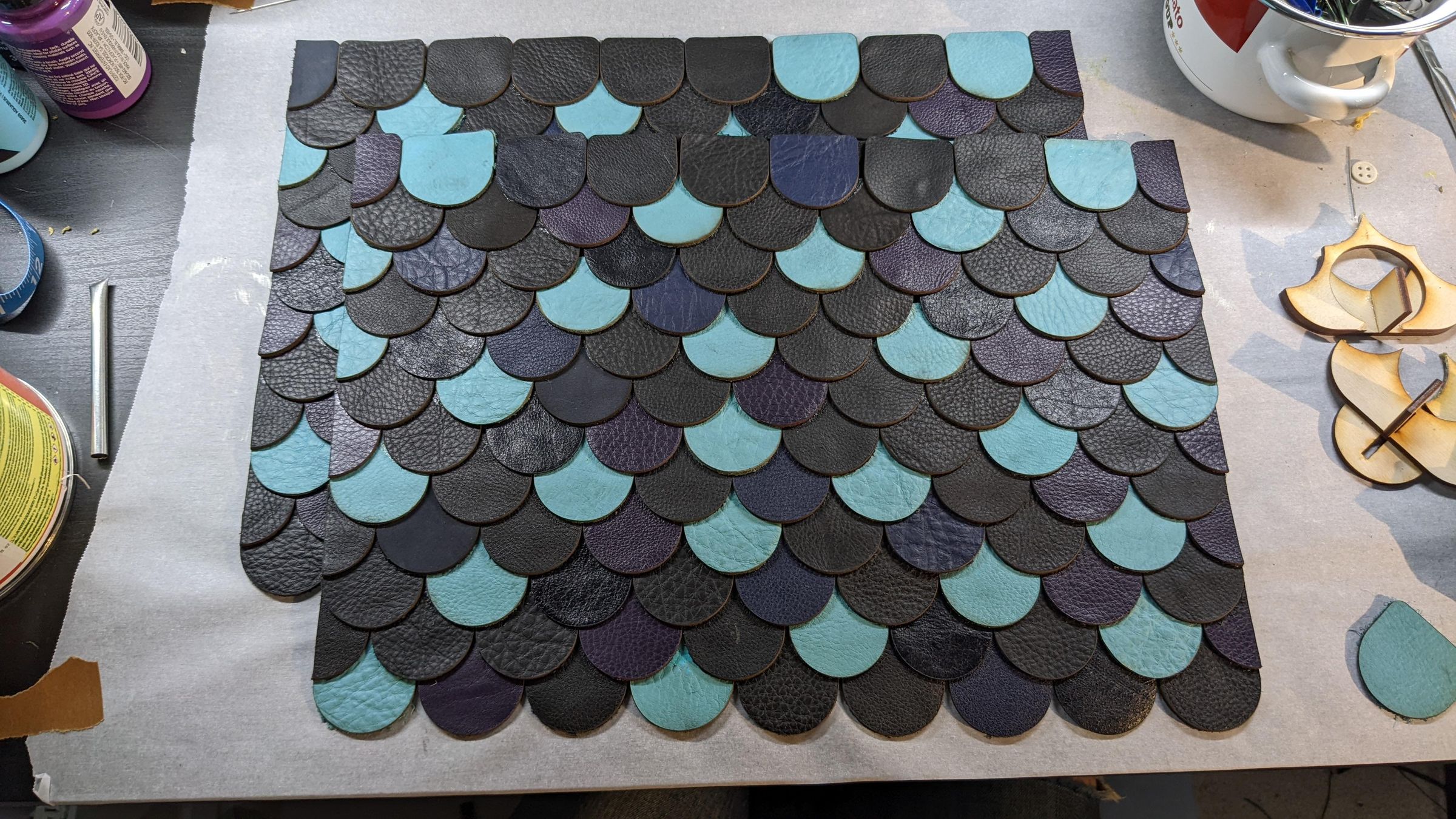 Scrap Leather Scales : 6 Steps (with Pictures) - Instructables