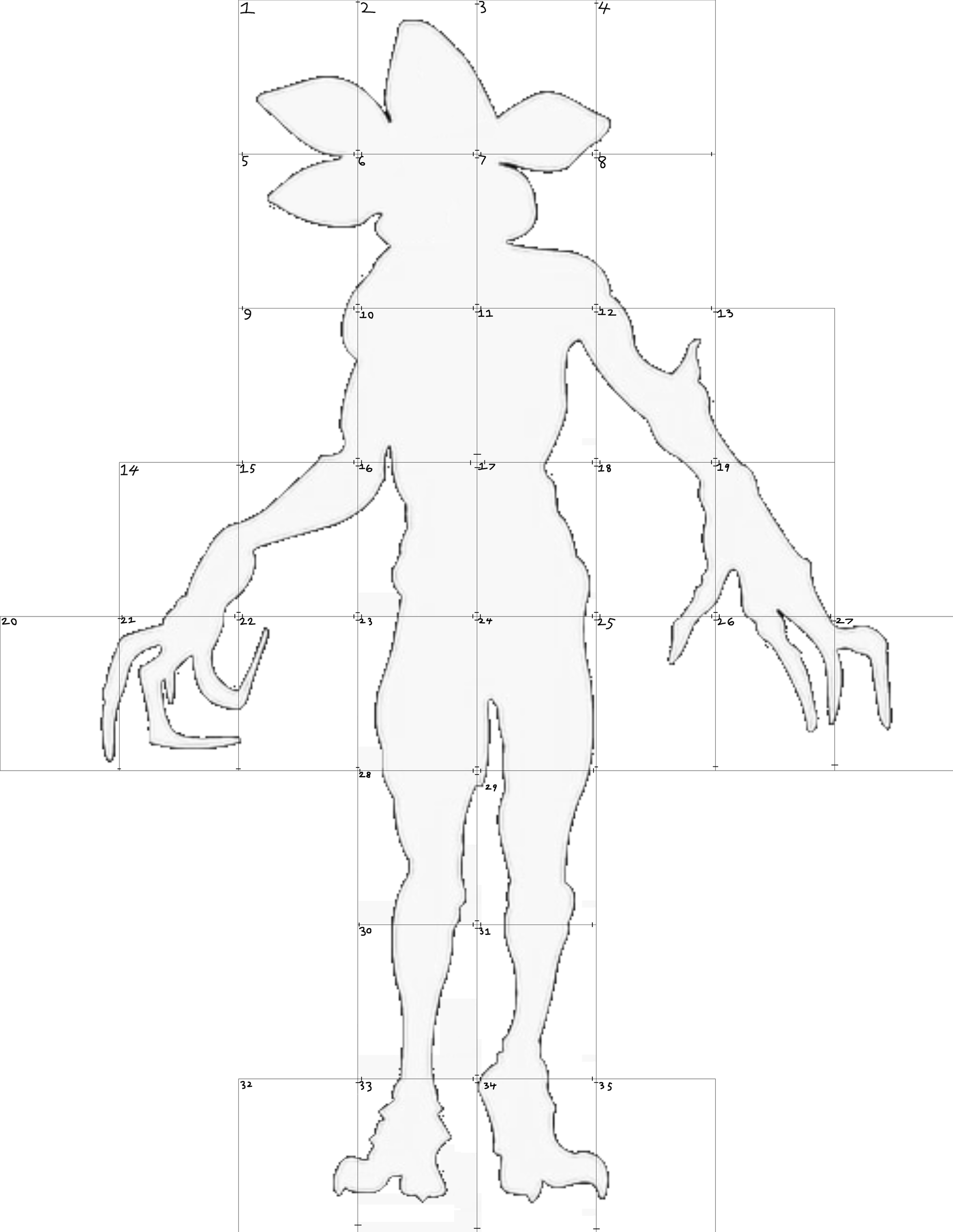 Cardboard Demogorgon Cut Out : 7 Steps - Instructables
