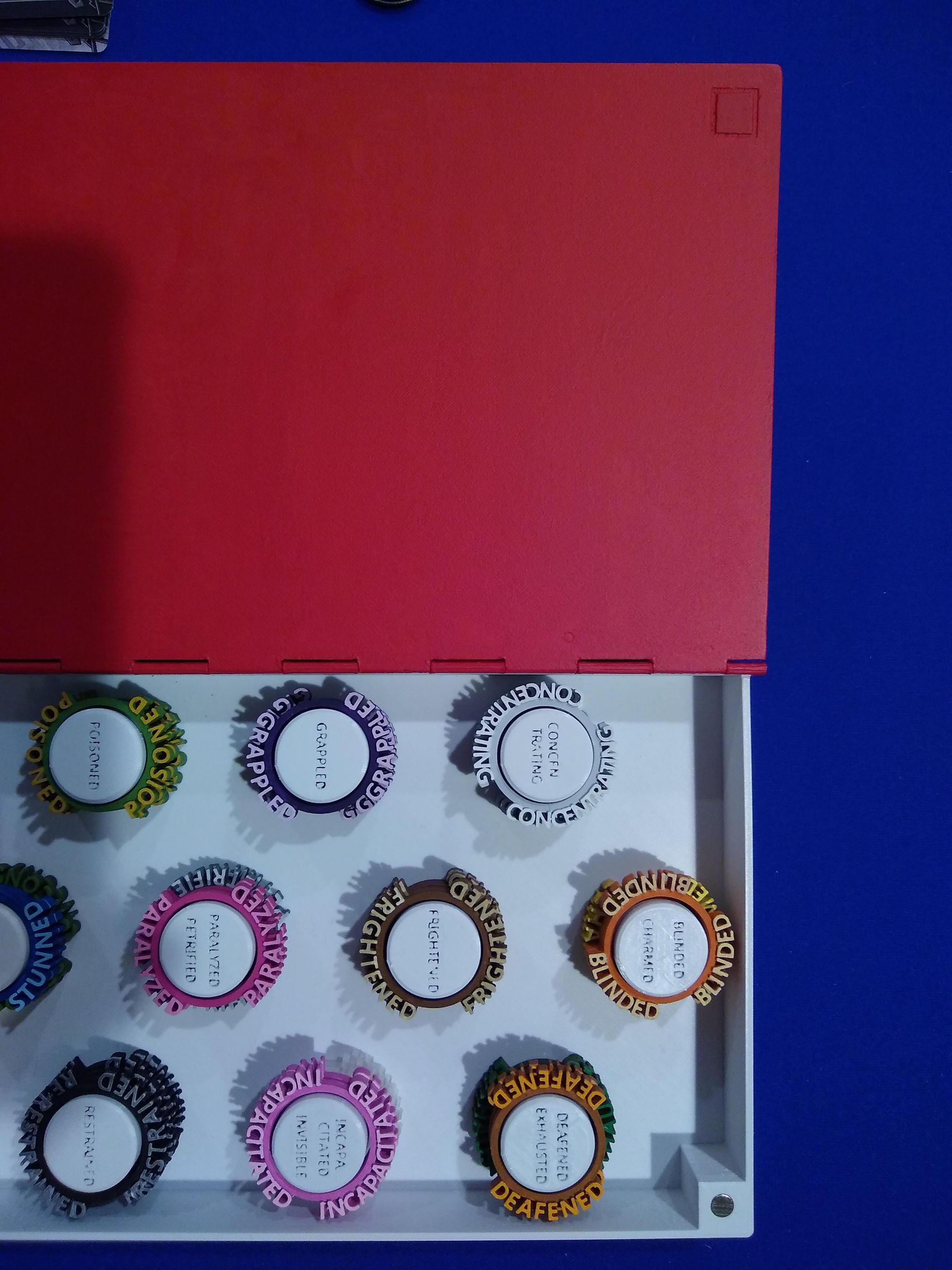 Tinkercad - Book Storage Container for RPG Condition Rings : 8 Steps ...