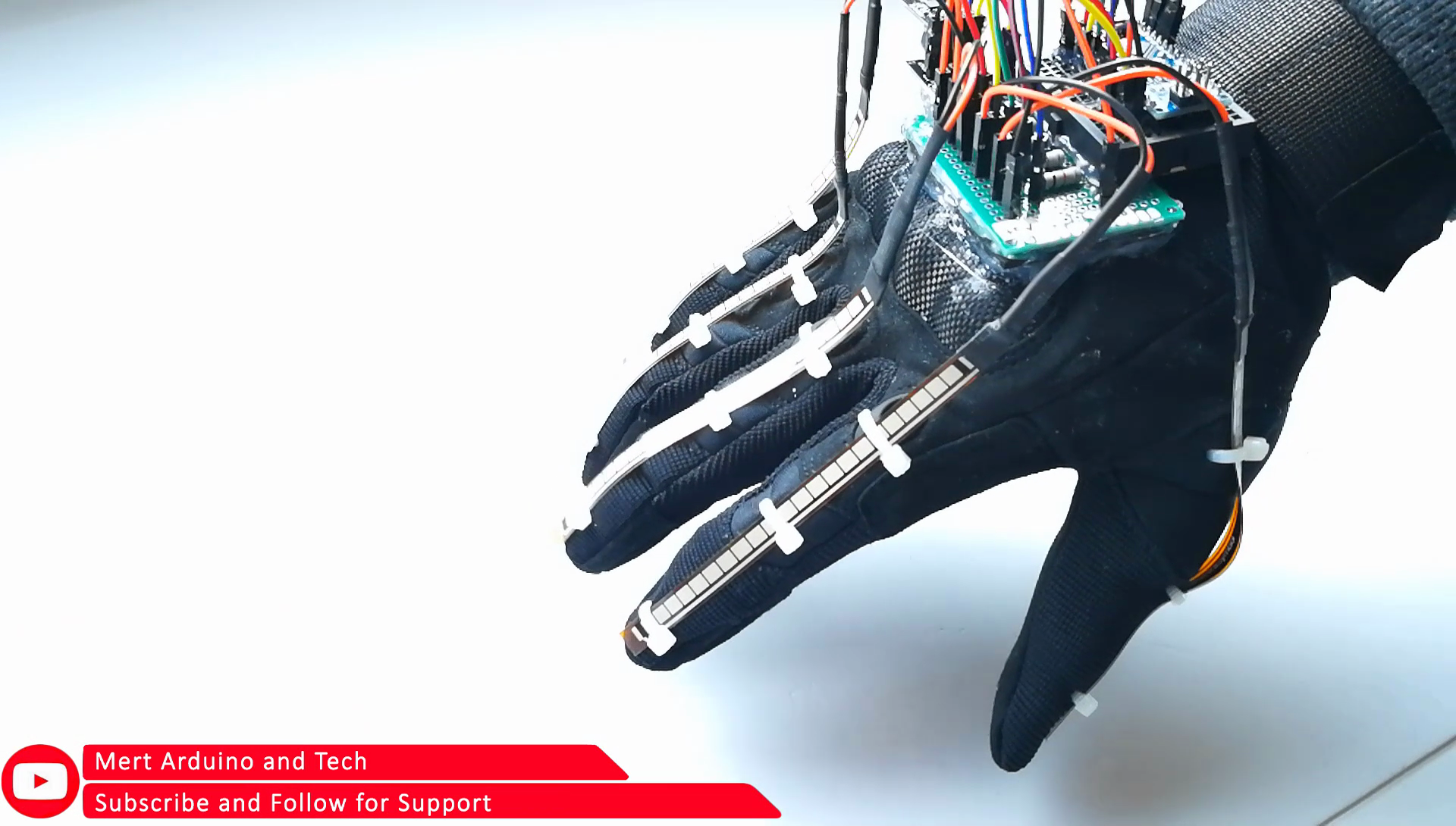 Robotic Hand With Wireless Glove Controlled | NRF24L01+ | Arduino : 7 ...