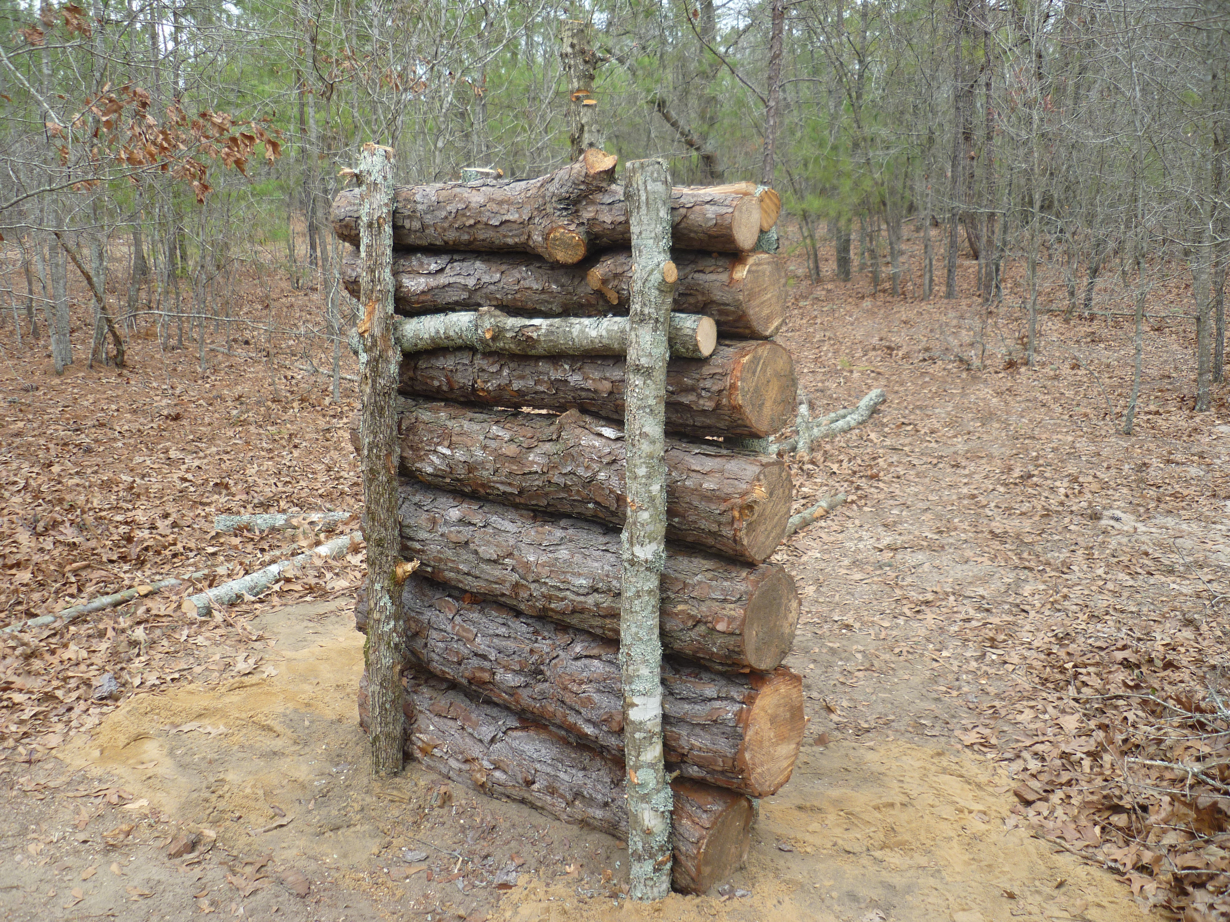 Wood Log Shooting Backstop - Instructables
