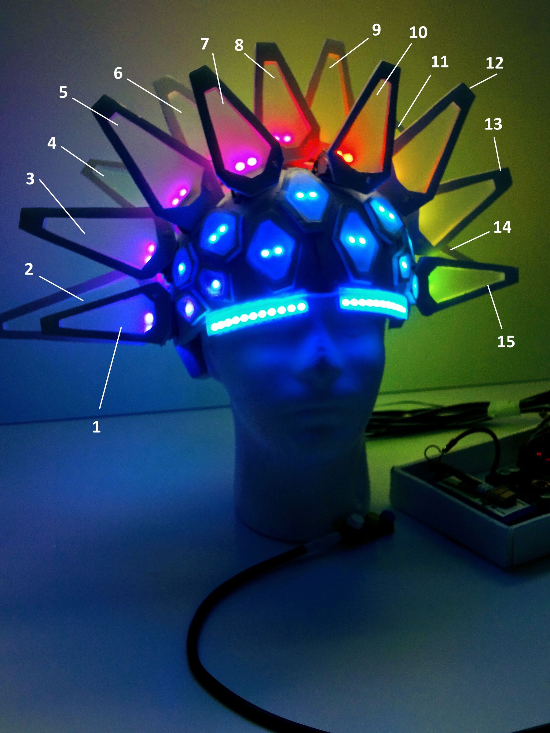 Arduino Powered Headdress : 10 Steps (with Pictures) - Instructables