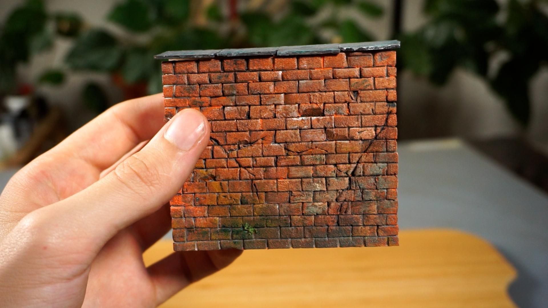 Turn Foam Into a Hyper-Realistic Brick Wall Model : 16 Steps (with ...