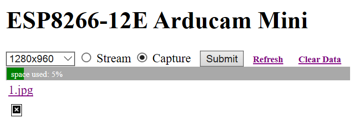 Arducam Mini Esp8266 Web Camera 3 Steps With Pictures Instructables