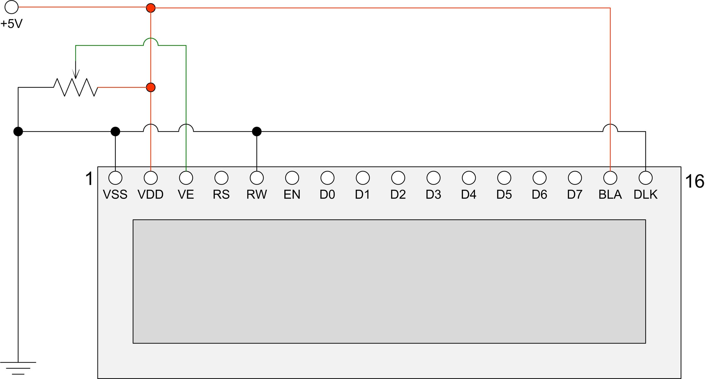 How to Drive a Character LCD Displays Using DIP Switches : 8 Steps ...