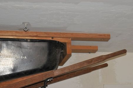 Hang Your Wheelbarrow on the Wall or From the Ceiling : 7 Steps (with ...