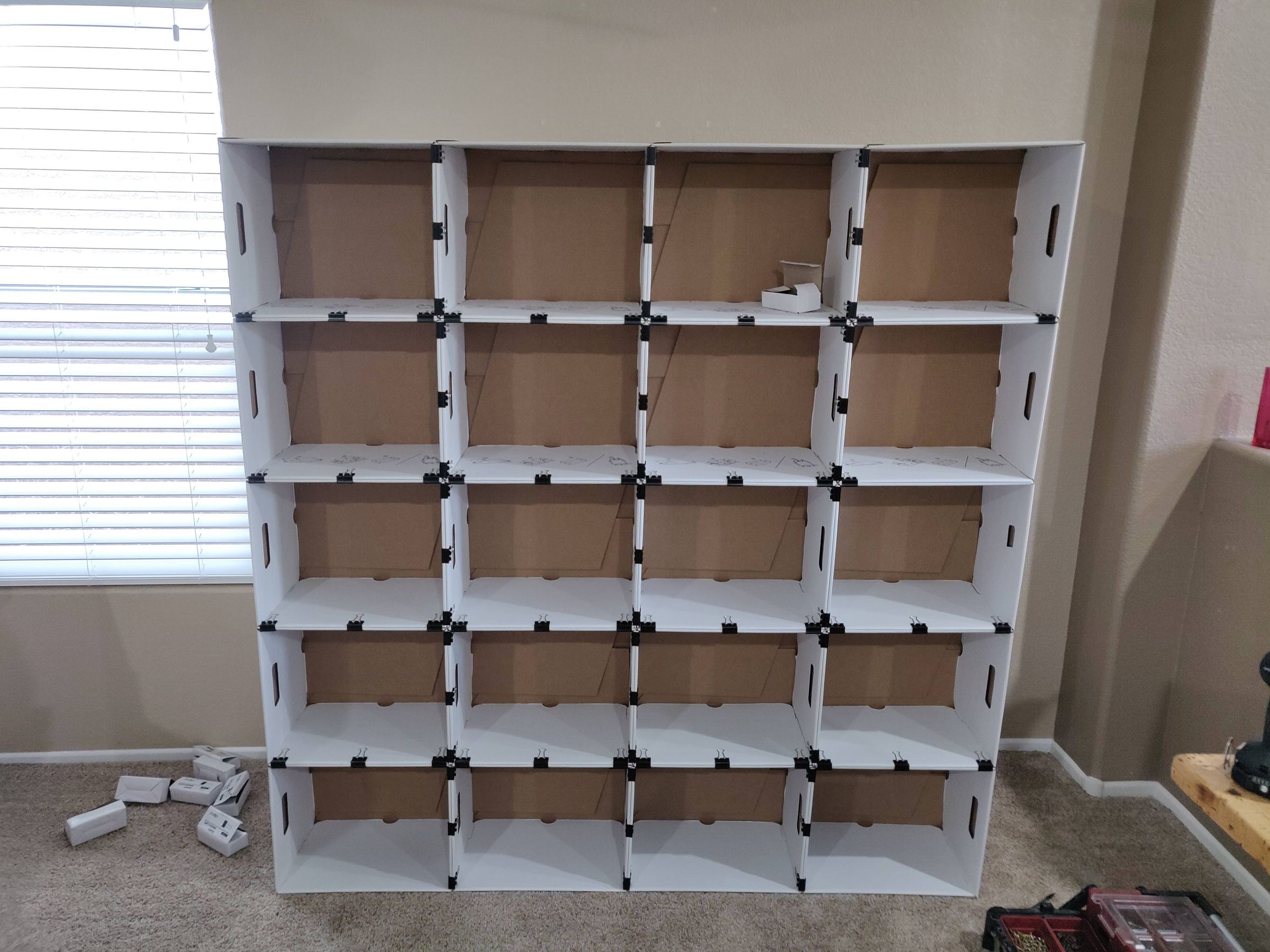 Library Shelving From Boxes : 5 Steps (with Pictures) - Instructables