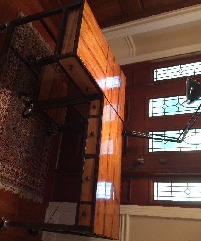 A Modular Desk From Steel and Cypress Wood : 8 Steps (with Pictures ...