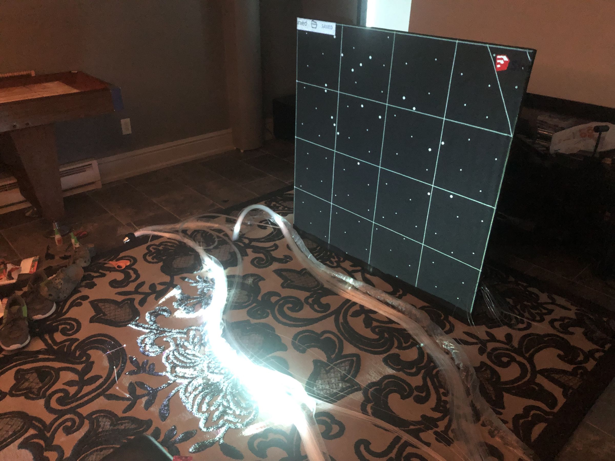 Fiber Optic Star Ceiling W/ Indirect Lighting : 7 Steps - Instructables