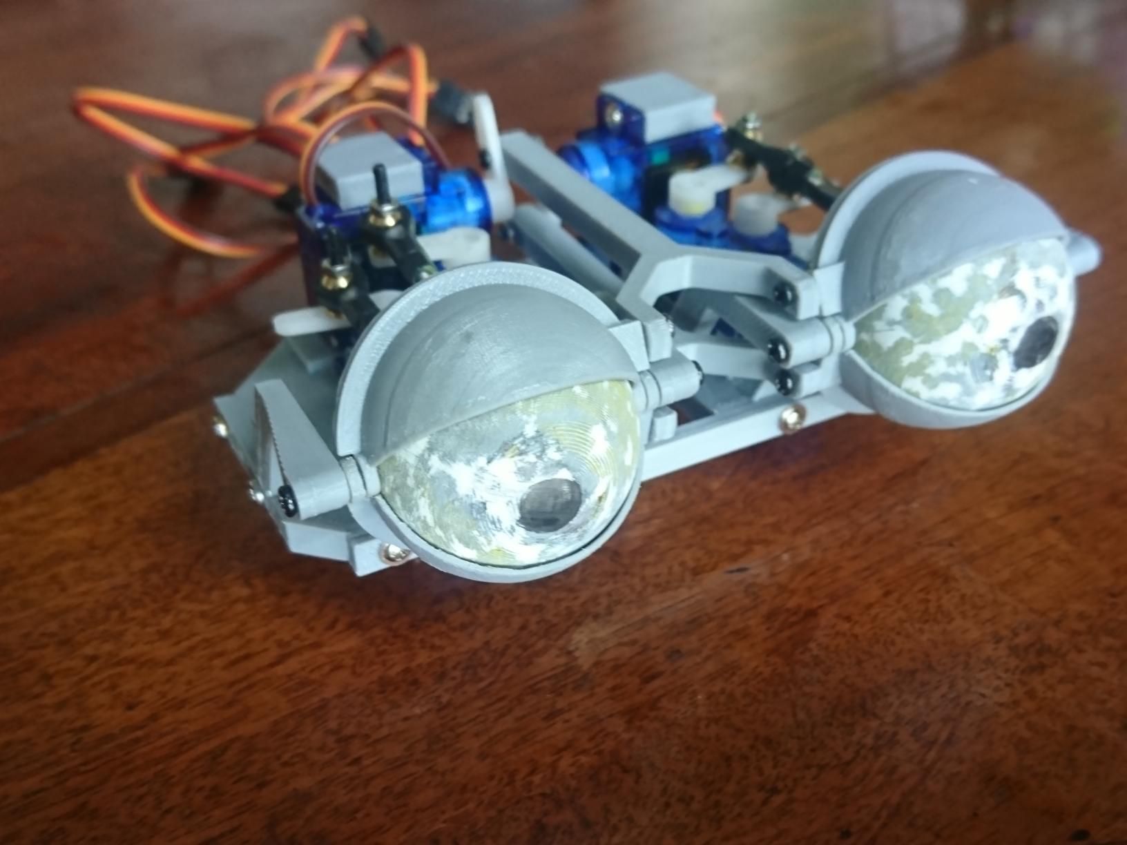 DIY Compact 3D Printed Animatronic Eye Mechanism : 4 Steps (with ...