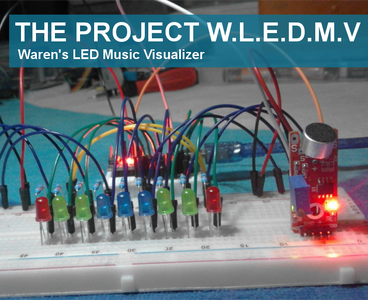 Waren's L.E.D Music Visualizer : 16 Steps (with Pictures) - Instructables