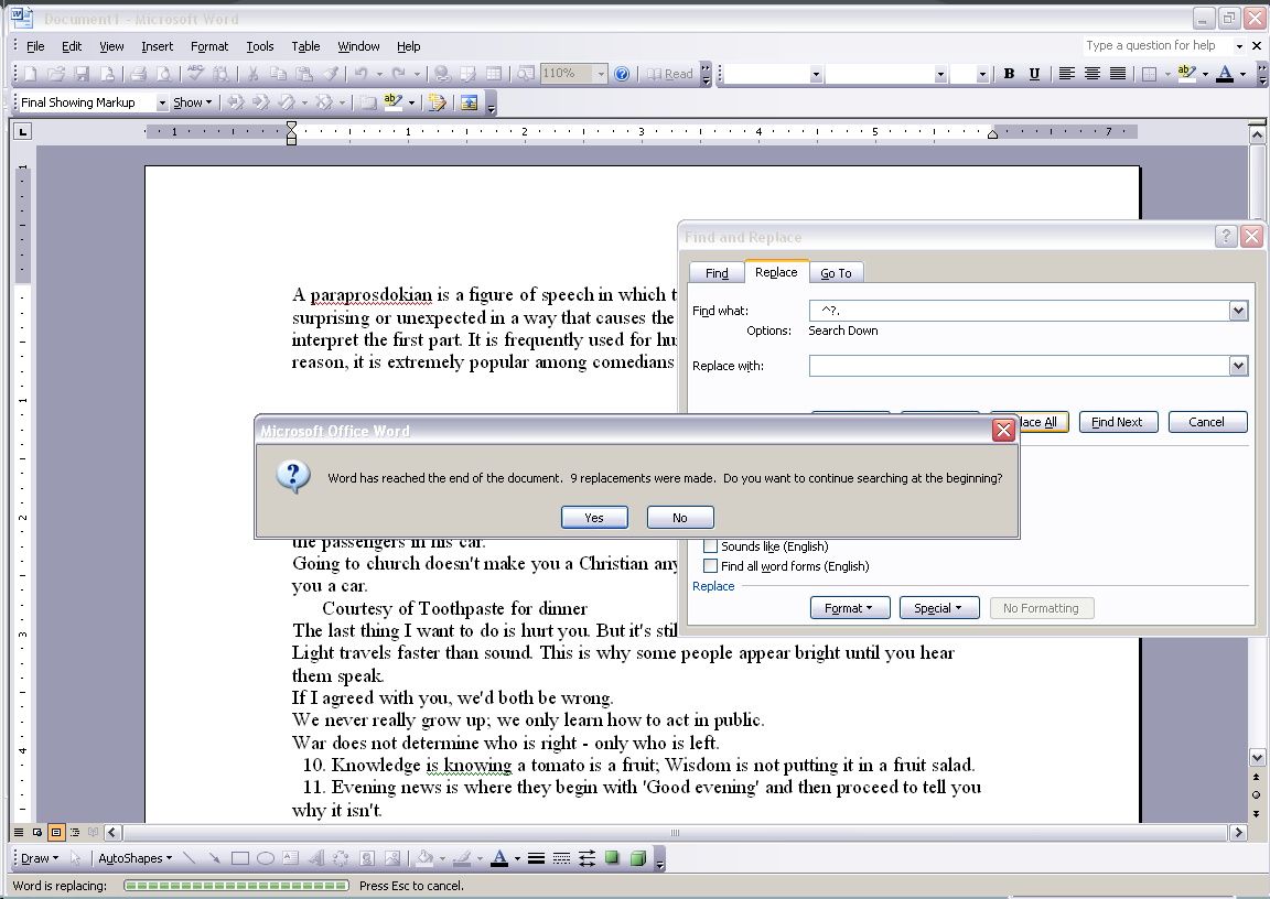 Quick Formatting With Notepad and Word : 8 Steps - Instructables