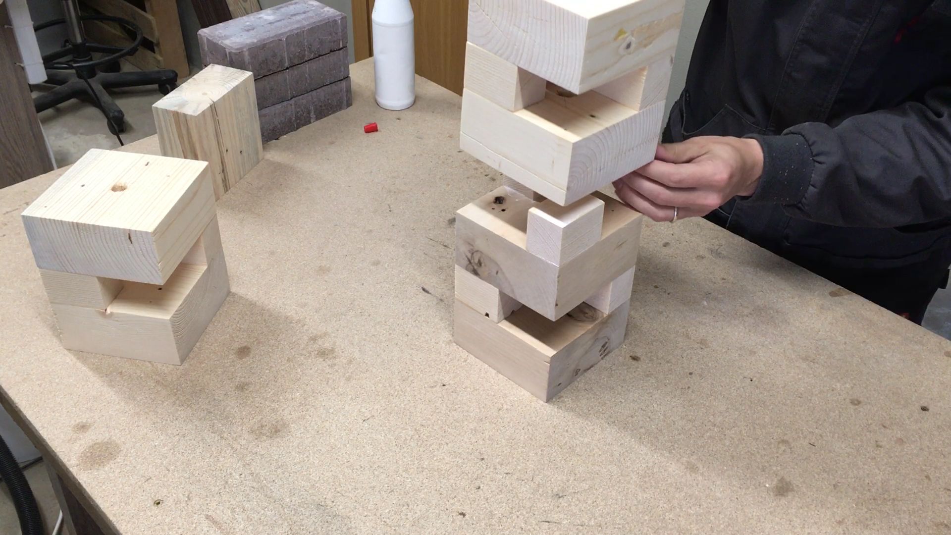 Colored LED Lamp From Pallet Wood Blocks : 10 Steps (with Pictures ...