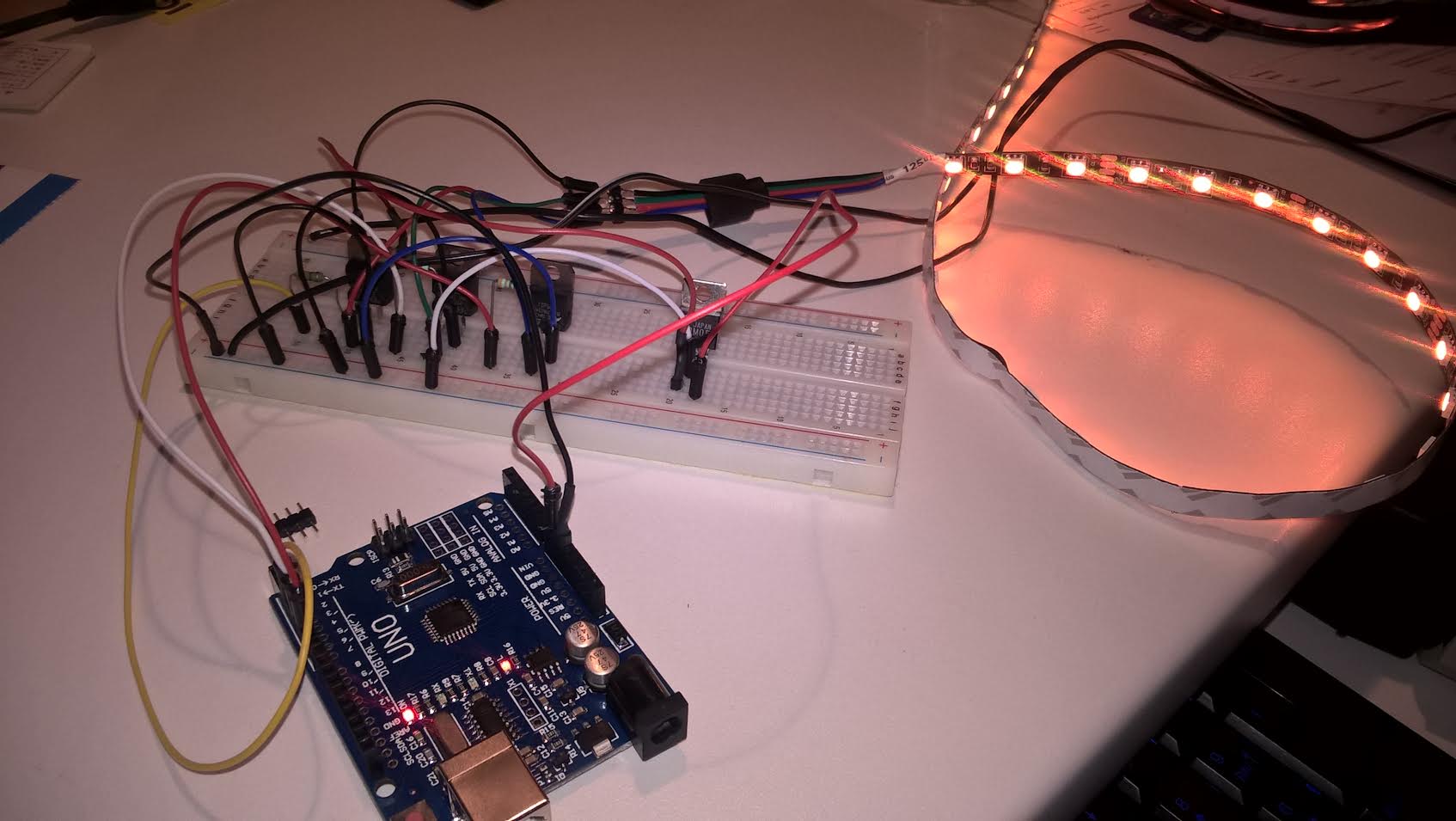 RGB LED Strip Circuit With Arduino : 4 Steps - Instructables