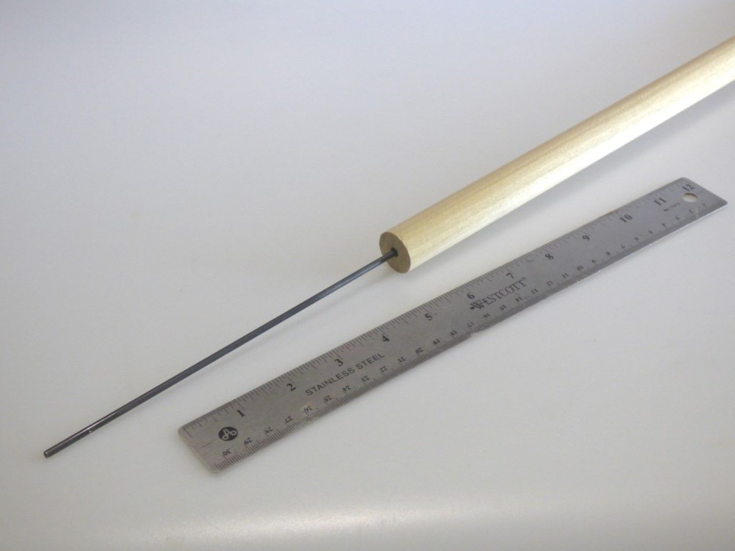 Drilling a Hole Through a Long Dowel : 6 Steps (with Pictures ...