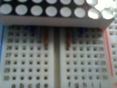 Connect an 8x8 LED Matrix to a Small Breadboard : 6 Steps - Instructables
