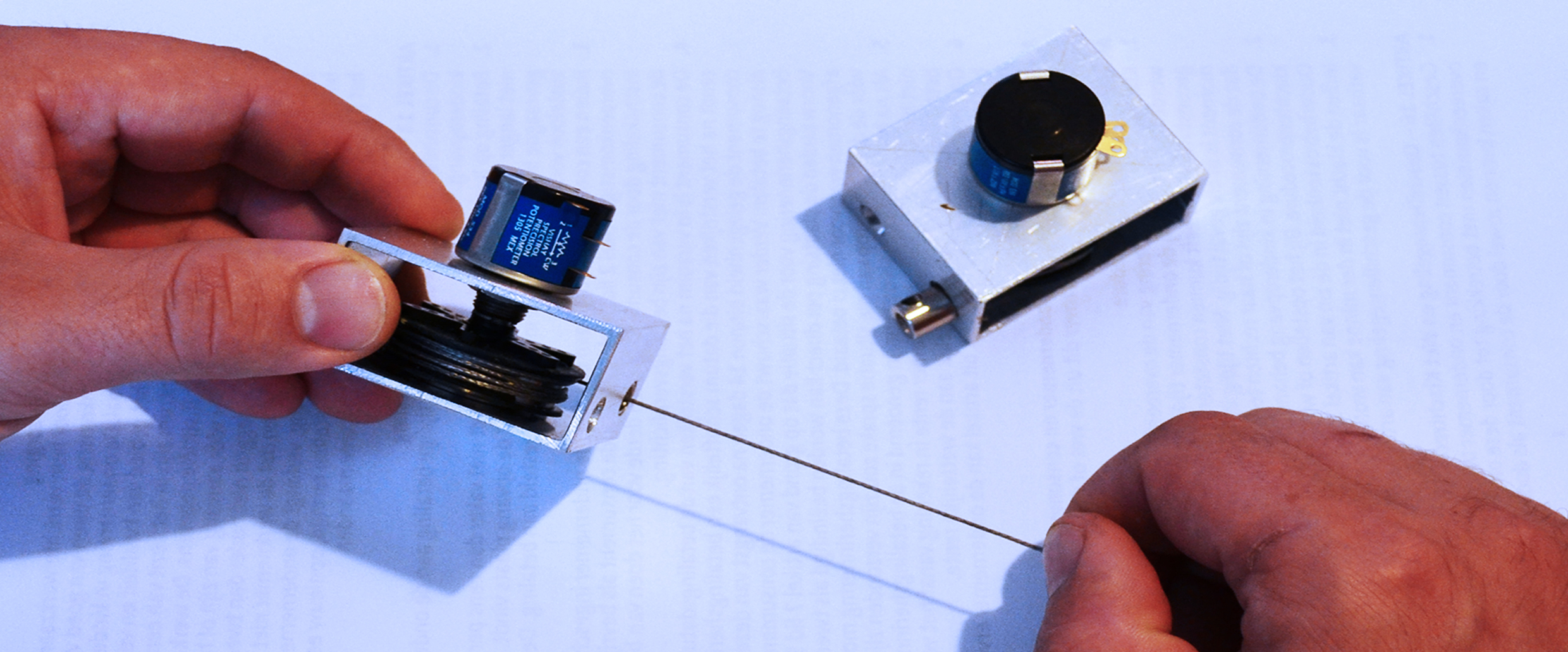 Low Cost String-pot Displacement Transducer : 3 Steps - Instructables