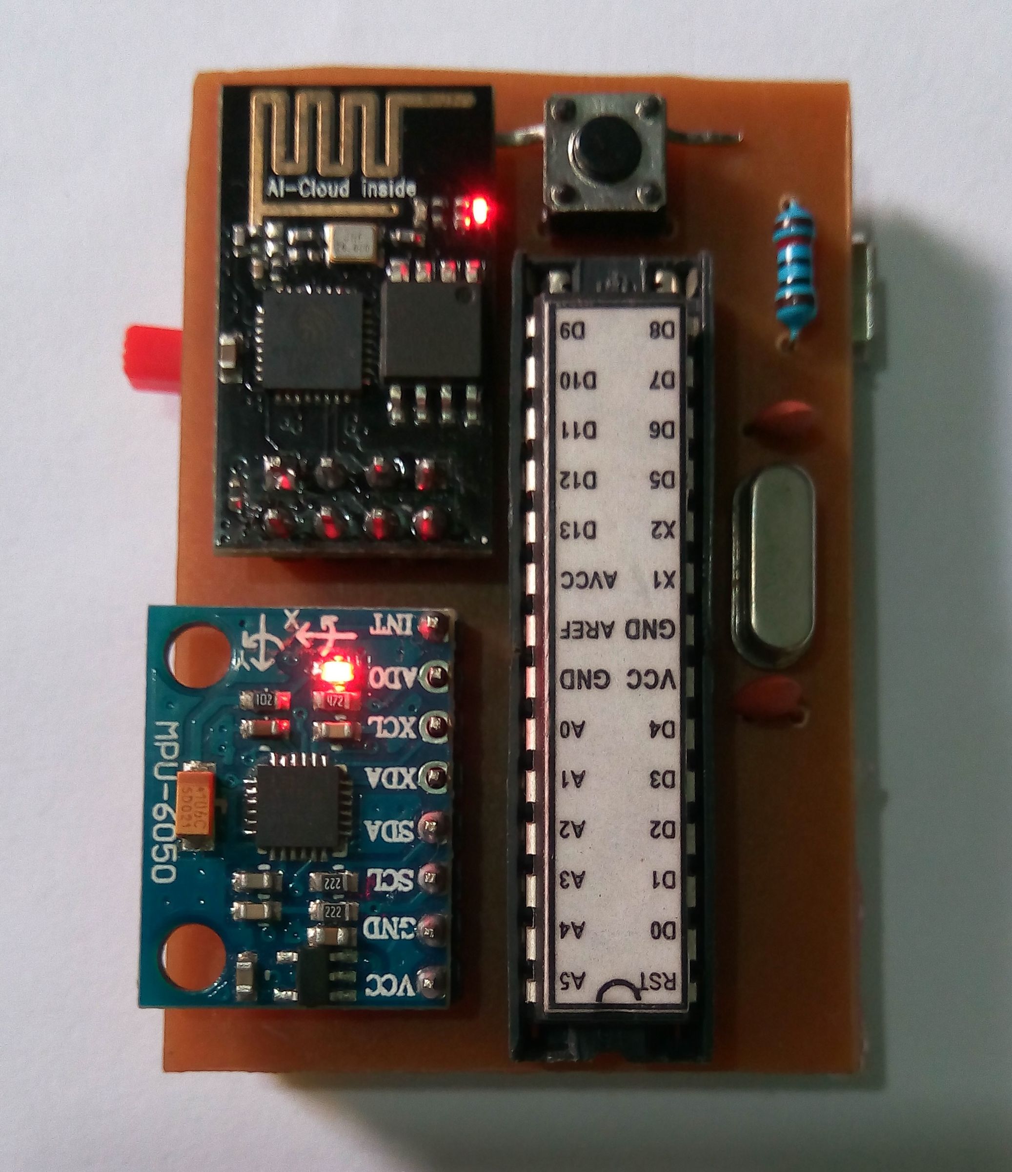 Emergency Fall Notifier With Panic Button : 17 Steps (with Pictures ...
