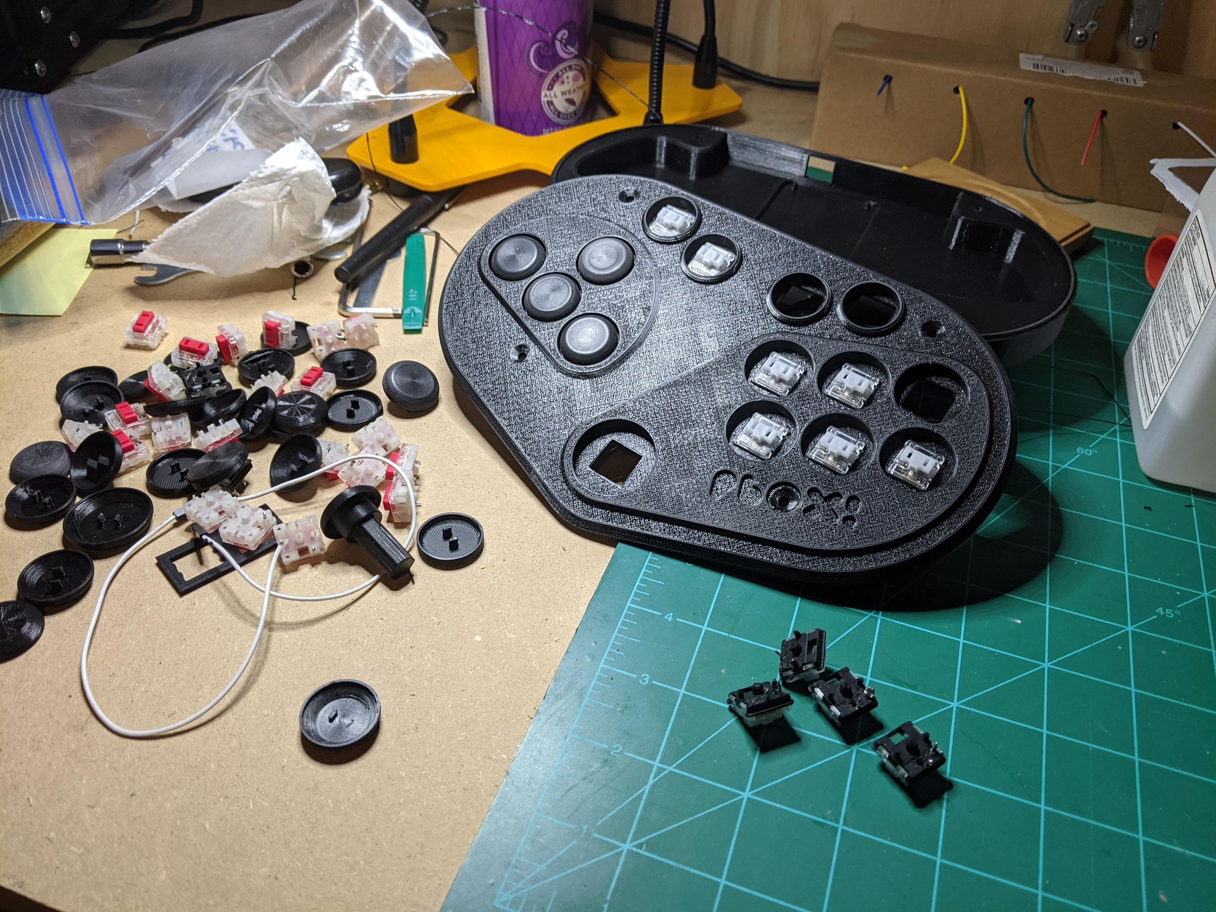 Designing a Custom Fighting Game Controller : 6 Steps (with Pictures ...
