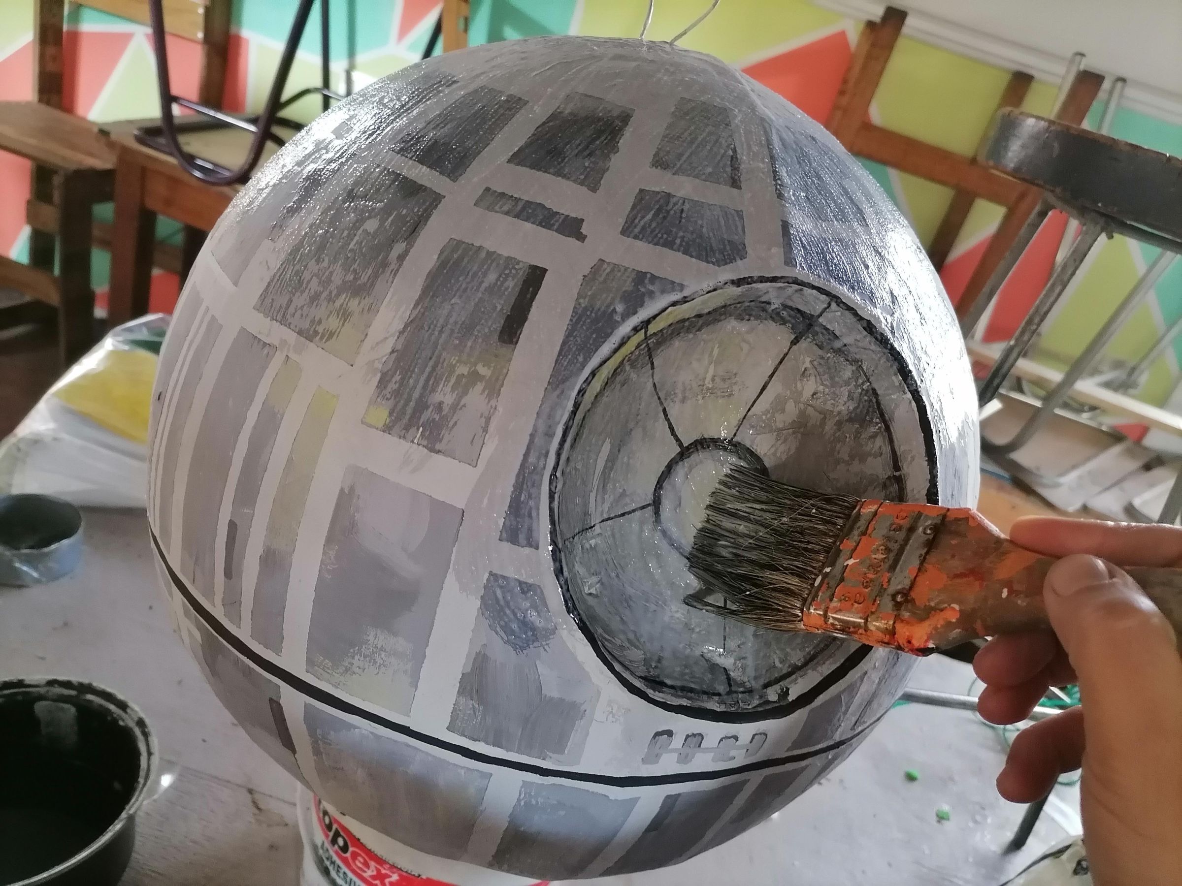 Paper Maché Death Star : 7 Steps (with Pictures) - Instructables