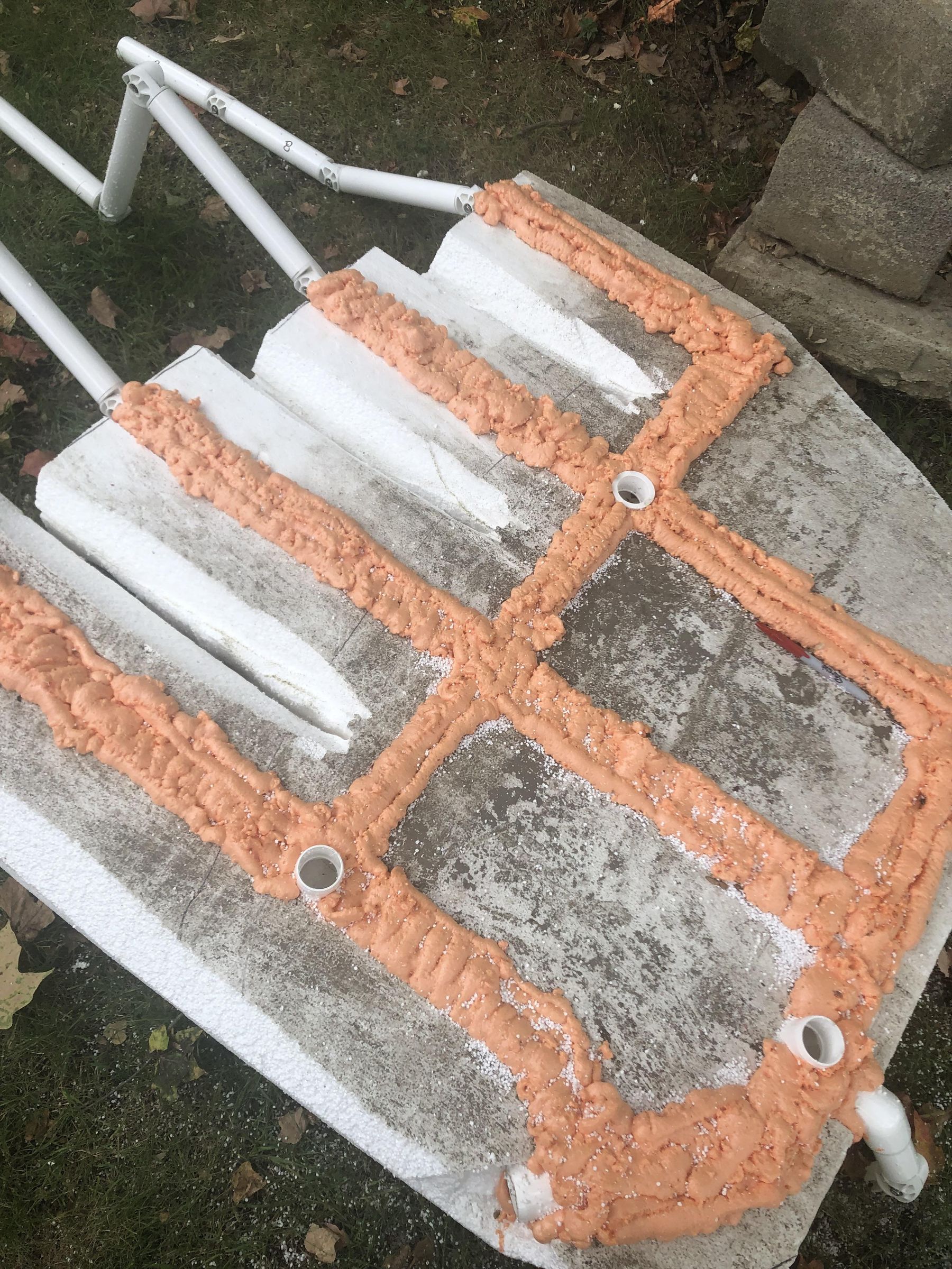 Over Sized Skeleton Breaking Out of My Home : 11 Steps (with Pictures ...