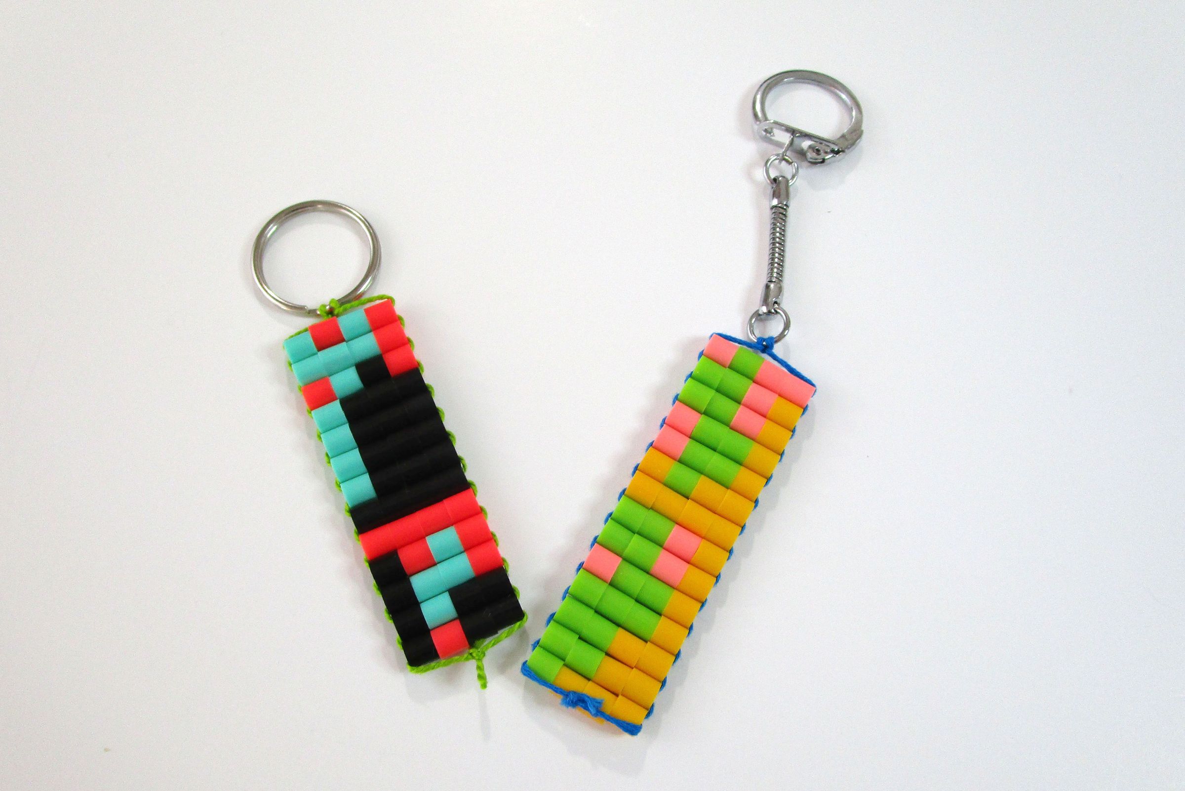 Morse Code Woven Beaded Keychain : 10 Steps (with Pictures) - Instructables