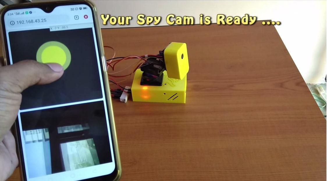 Pan Tilt Wifi Camera Controlled by Smartphone With ESP32 : 5 Steps - Instructables