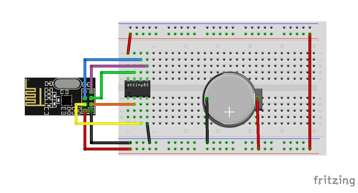 IOT123 - 5PIN ATTINY85 NRF24L01 BRICK : 4 Steps - Instructables