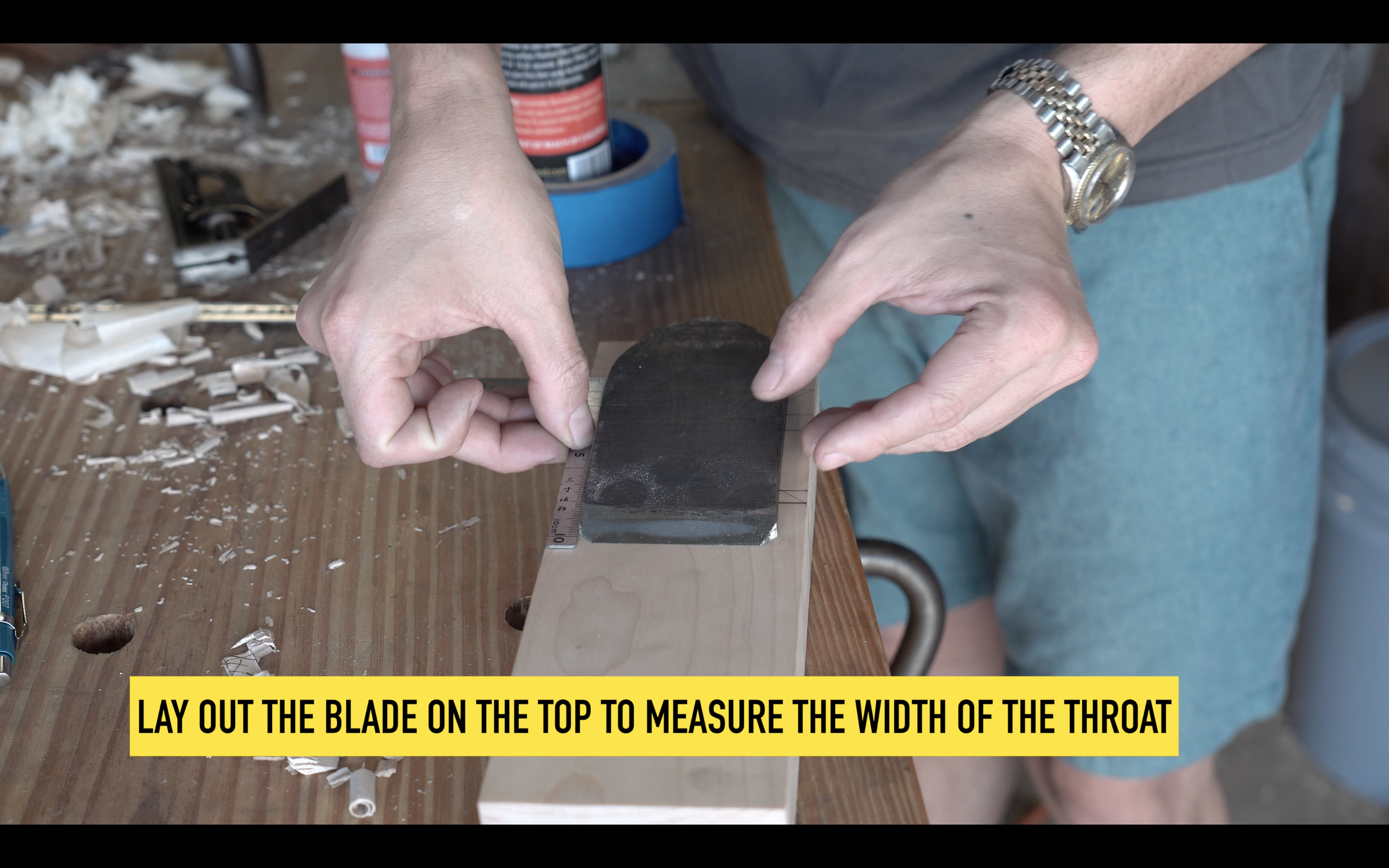 How to Make a Japanese Hand Plane | Kanna Plane : 5 Steps (with ...