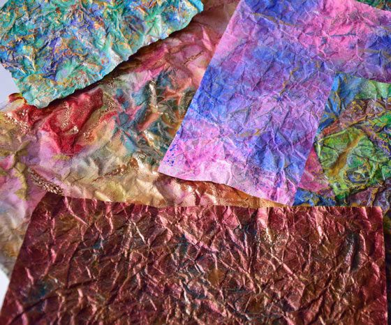 Brown Paper 'Fabric' Art : 11 Steps (with Pictures) - Instructables