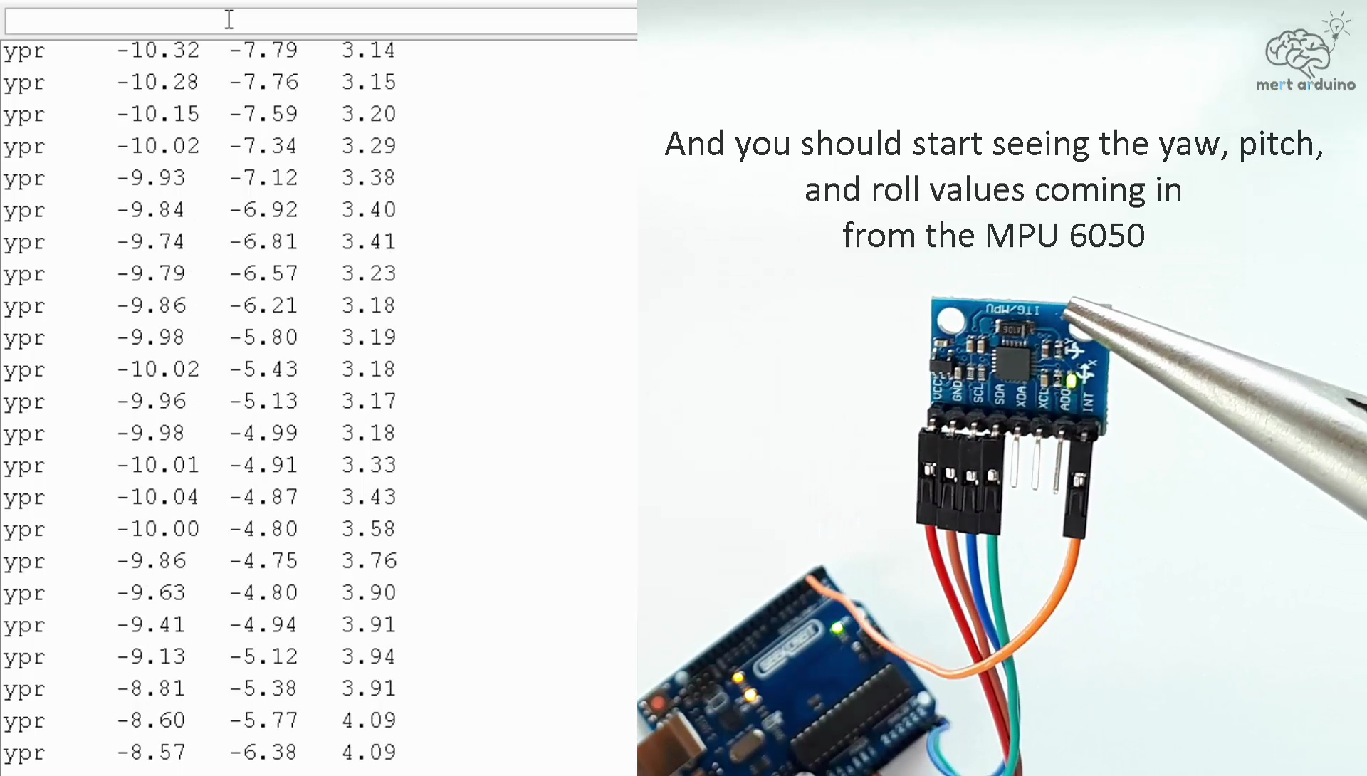 Arduino - MPU6050 GY521 - 6 Axis Accelerometer + Gyro (3D Simulation ...