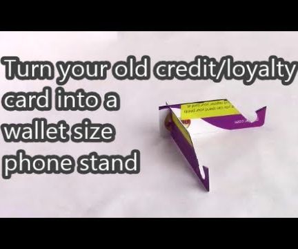 old card phone stand DIY Project - Step-by-Step DIY Project | FindingDIY