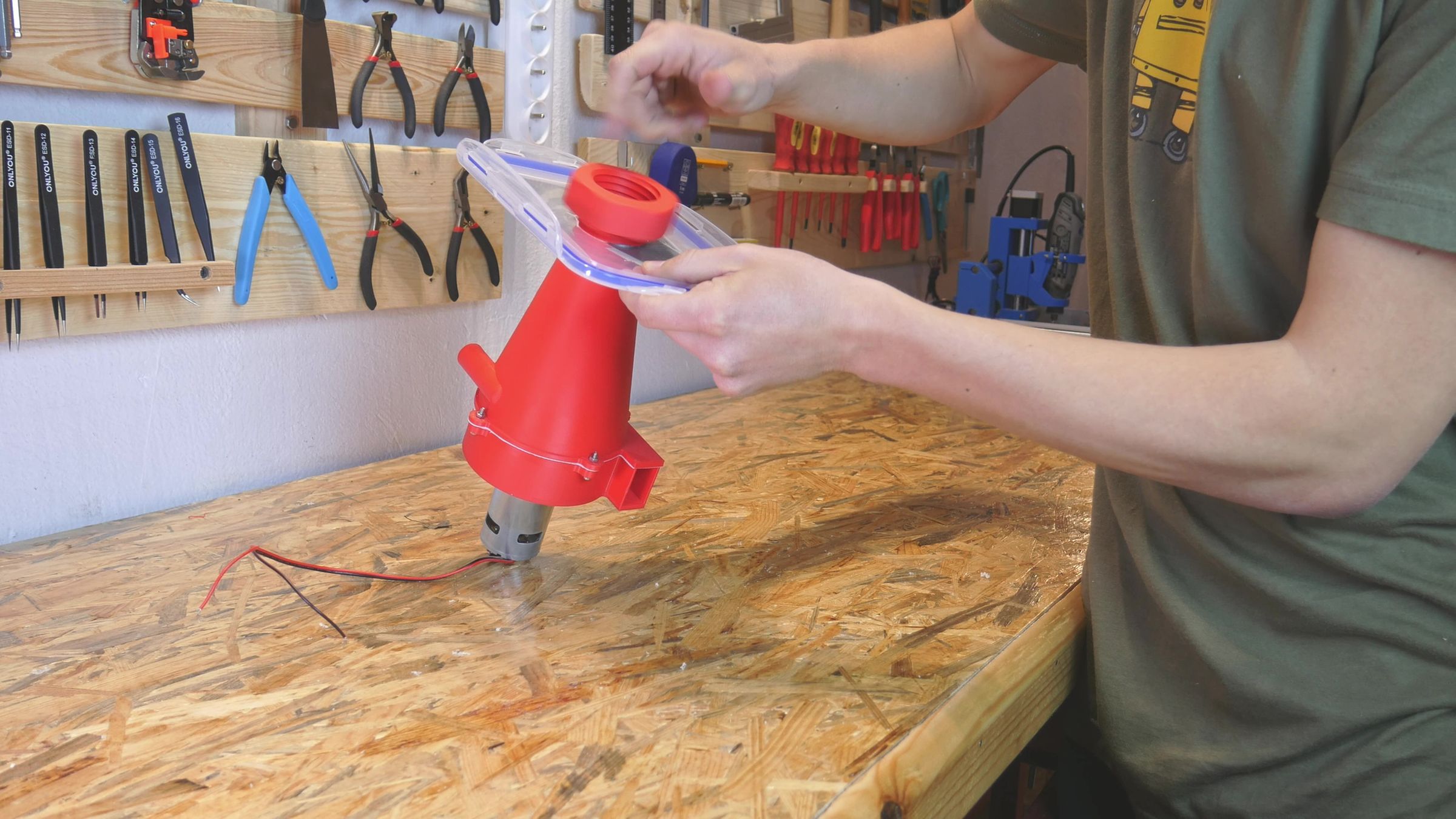 3D Printed Vacuum Cleaner for a CNC Machine : 8 Steps (with Pictures ...