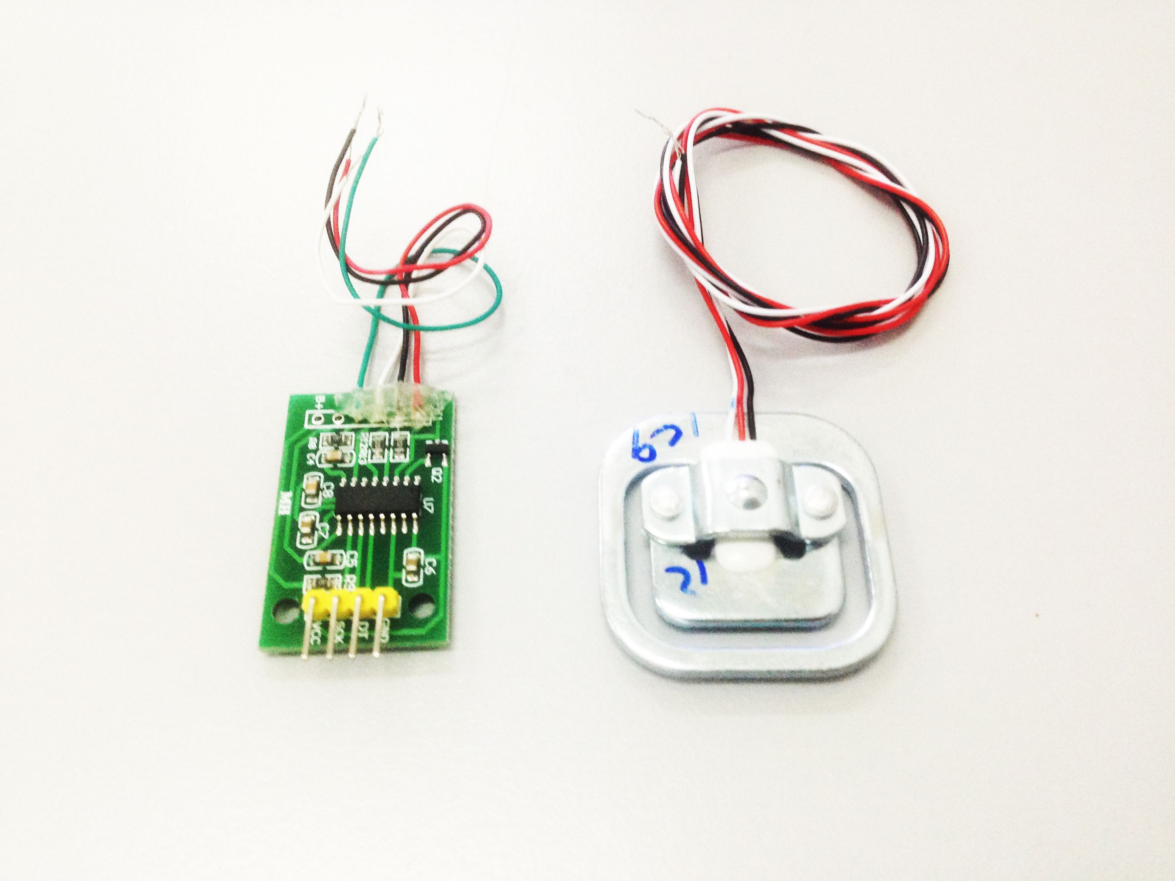 Tutorial to Interface HX711 With Load Cell Straight Bar 50kg : 10 Steps ...
