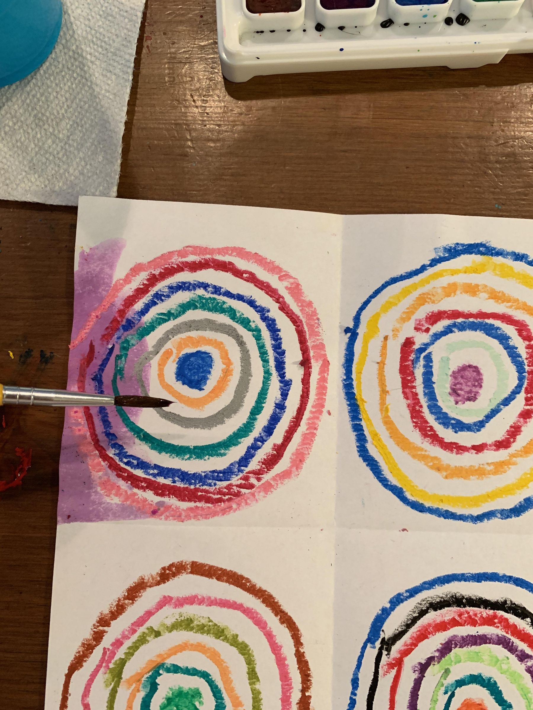 Preschool Art Lesson: Kandinsky's Circles : 6 Steps (with Pictures ...