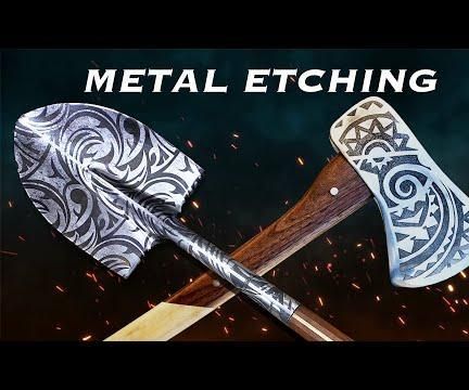 How to Metal Etch / Easy Metal Etching Using Electricity : 13 Steps ...