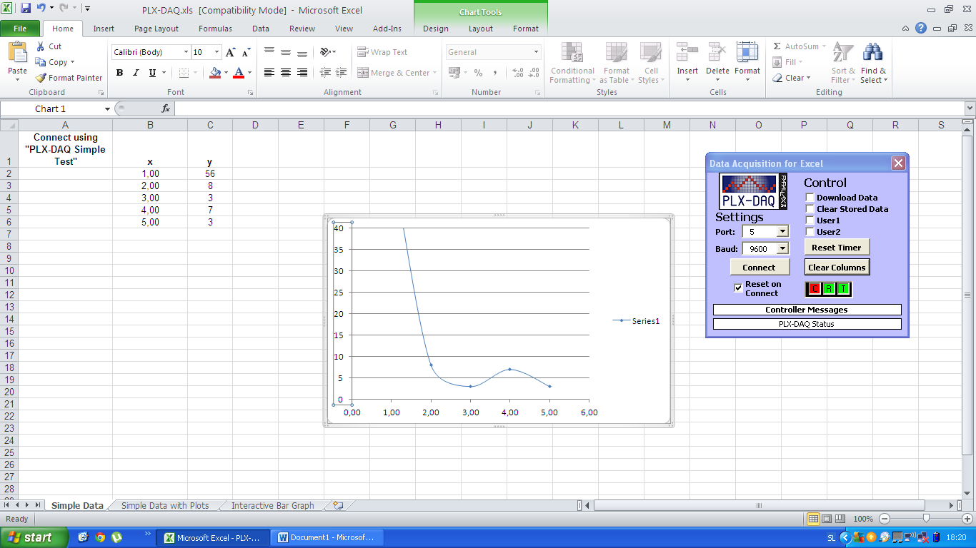 Sending Data From Arduino to Excel (and Plotting It) : 3 Steps (with ...