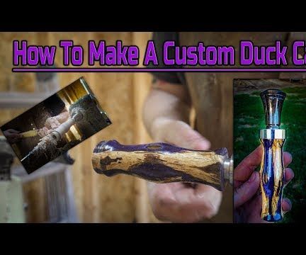 how to make a wood epoxy duck call DIY Project - Step-by-Step DIY ...