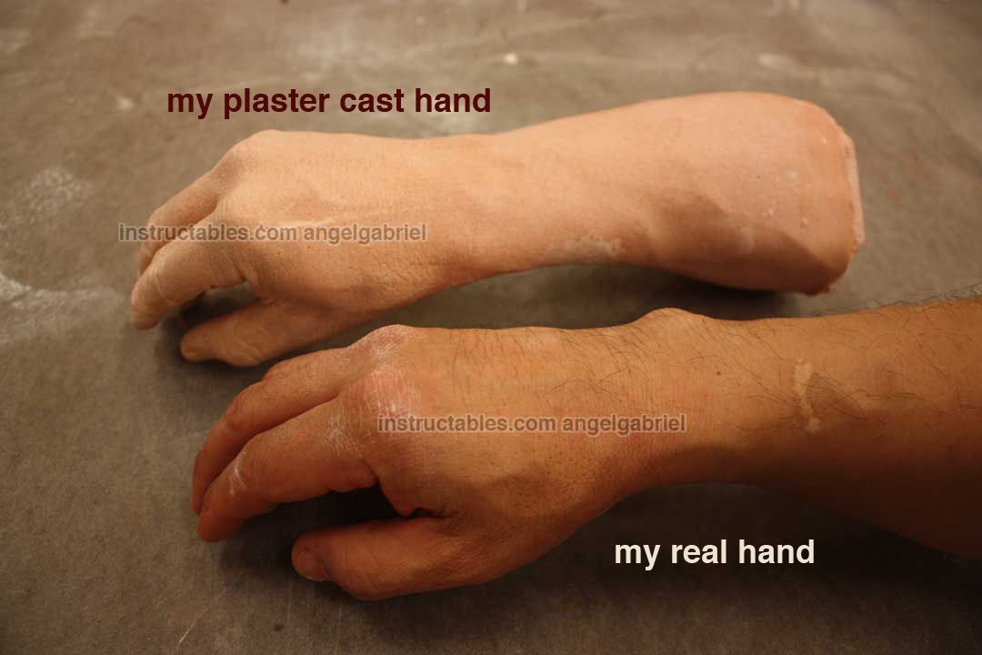 Plaster Alginate Casts of My Hand DIY : 5 Steps (with Pictures ...
