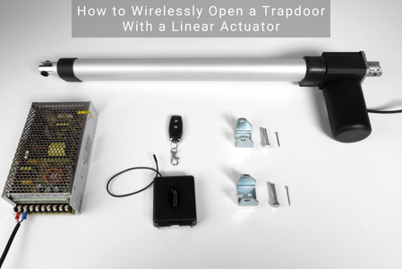 How to Wirelessly Open a Trapdoor With a Linear Actuator : 3 Steps ...