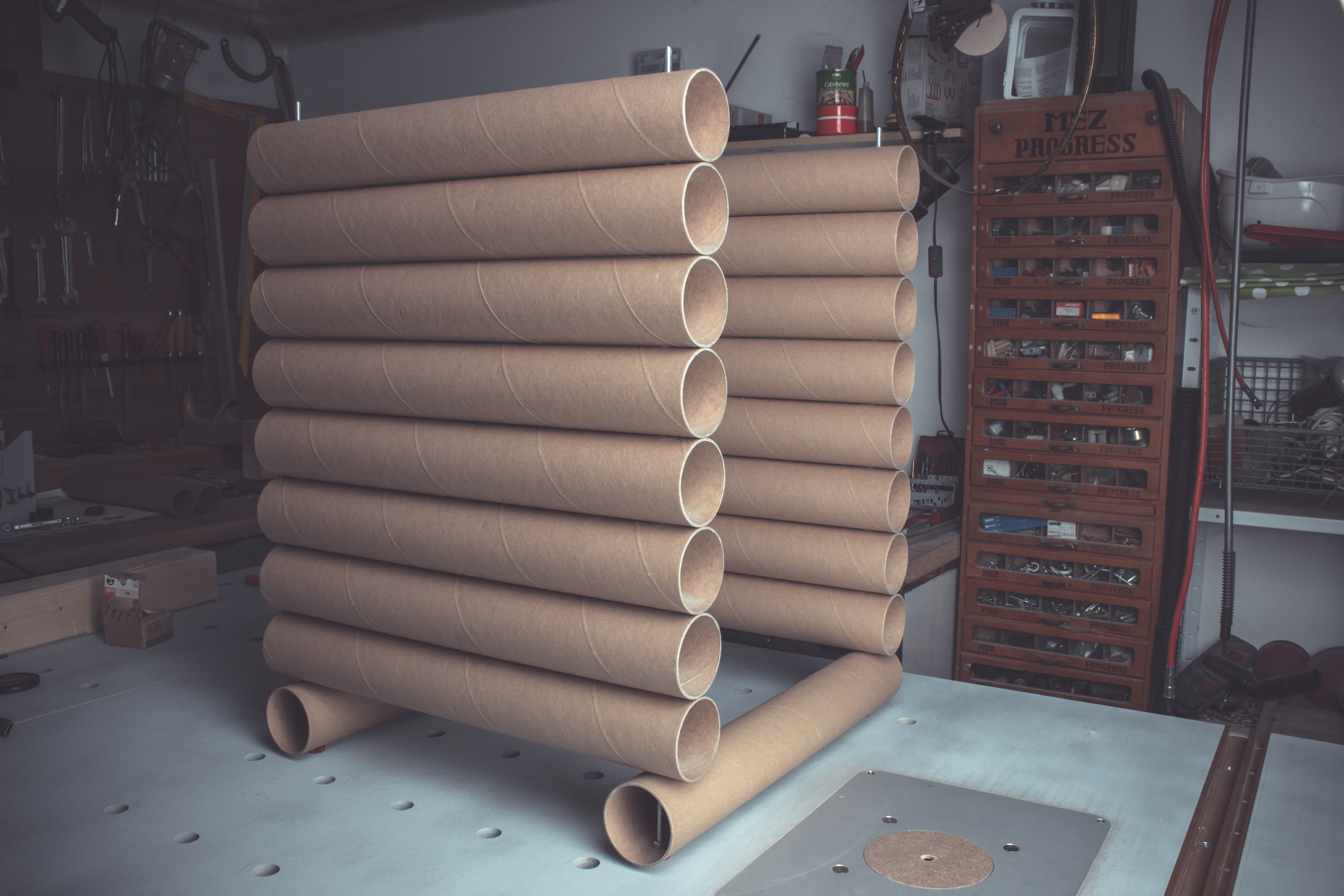 Cardboard Tube Cabinet : 15 Steps (with Pictures) - Instructables